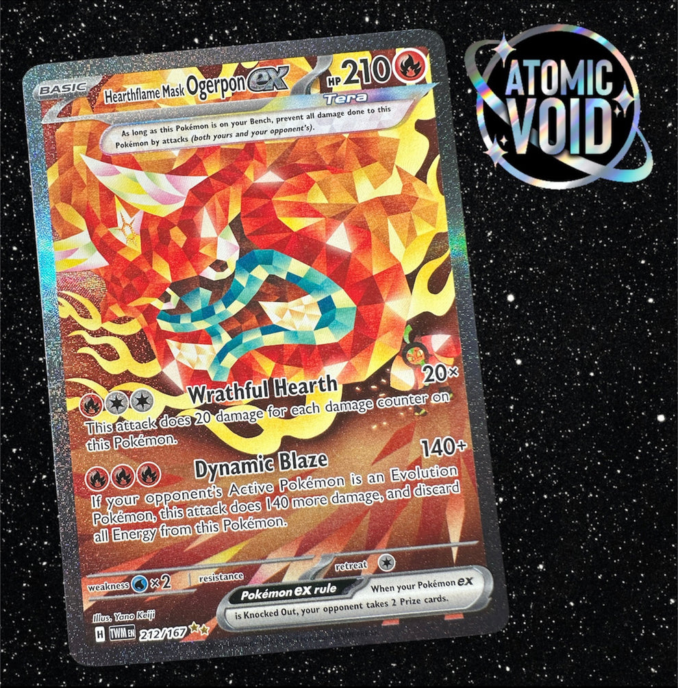 HEARTHFLAME MASK OGERPON - Twilight Masquerade - Full Art 212/167 ...