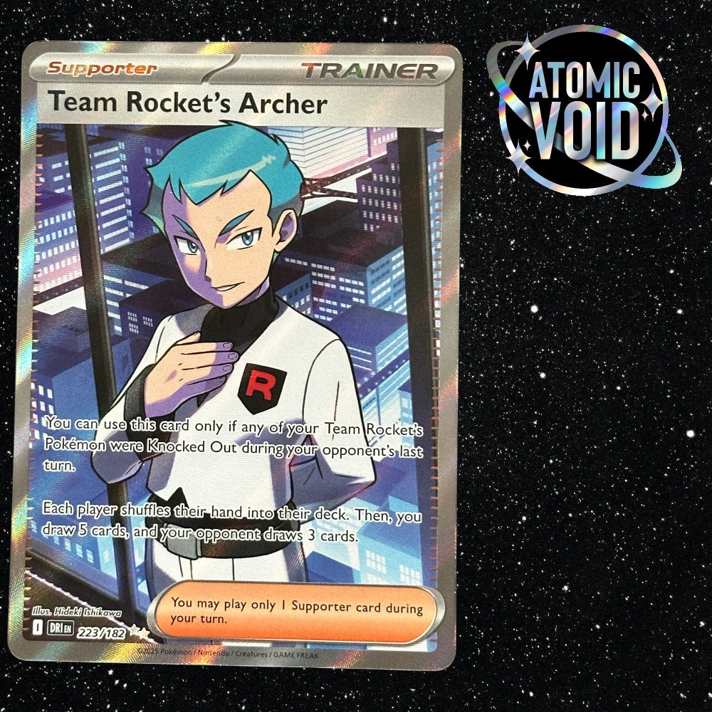 Team Rocket’s Archer 223/182 - Pokémon Destined Rivals – Atomic Void