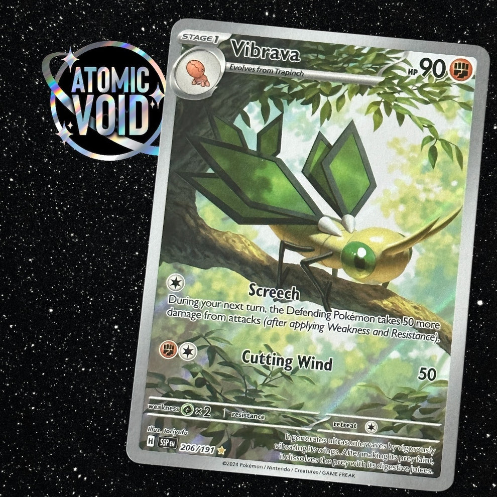 Vibrava Full Art - Surging Sparks 206/191 – Atomic Void