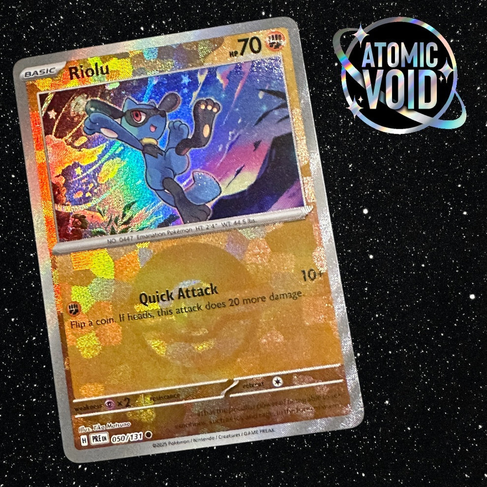Riolu Pokeball 050/131 - Prismatic Evolutions – Atomic Void