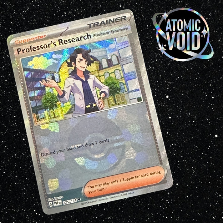 Professor’s Research Pokeball 125/131 - Prismatic Evolutions – Atomic Void